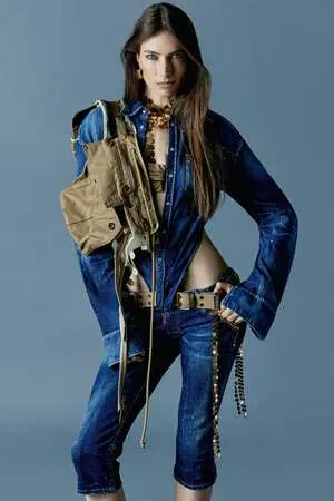 Dsquared2 Dark Wash Cropped Jeans With Paint Splatter