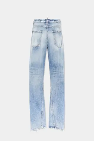 Dsquared2 Light Wash Twisted Jeans - Blue