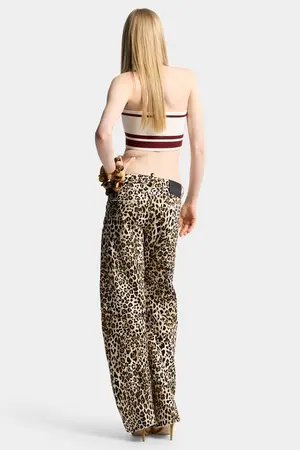 Dsquared2 Wild2 Printed Loose Fit Jeans