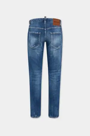 Dsquared2 Medium Wash Jenna Jeans With Distressed Detailing