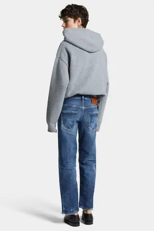 Dsquared2 Medium Wash Jenna Jeans With Distressed Detailing