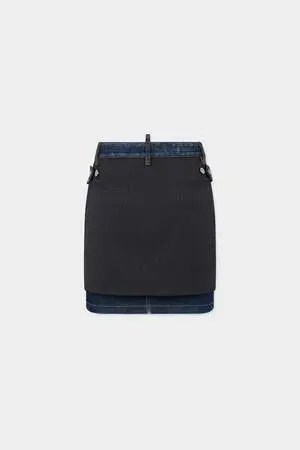 Dsquared2 Hybrid Tailored Denim Skirt