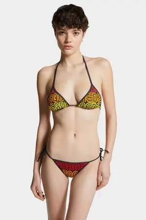Dsquared2 Allover Logo Triangle Top