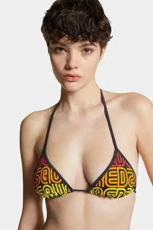 Dsquared2 Allover Logo Triangle Top