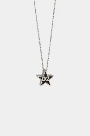 Dsquared2 Enamel Star Pendant Necklace