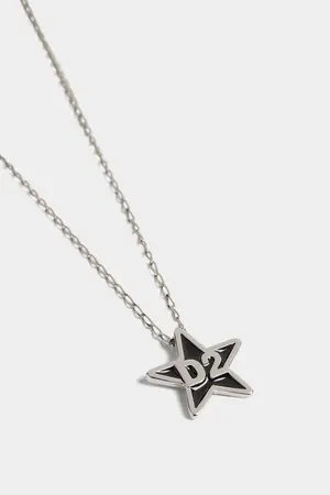 Dsquared2 Enamel Star Pendant Necklace