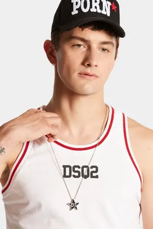 Dsquared2 Enamel Star Pendant Necklace