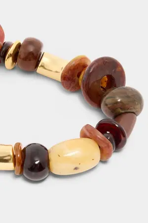 Dsquared2 Tasseled Beaded Necklace