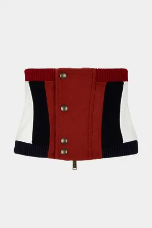 Dsquared2 Varsity Corset Top - Black