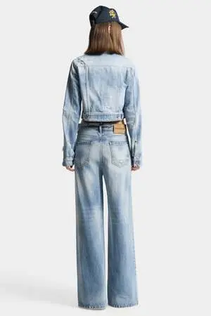 Dsquared2 Light Wash Baggy Jeans
