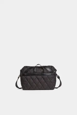 Dsquared2 Quilted Nylon Messenger Bag