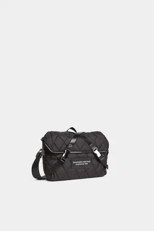 Dsquared2 Quilted Nylon Messenger Bag