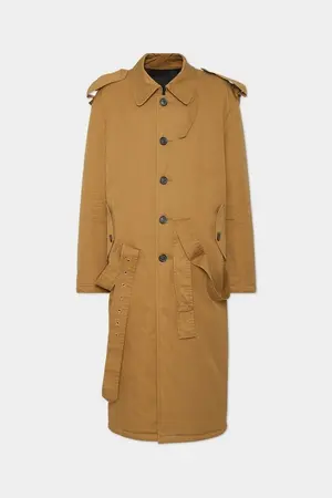 Dsquared2 Magliano X Protesta Trench Coat - Black