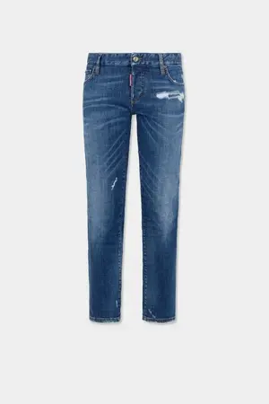 Dsquared2 Medium Perfecto Jenna Jeans - Blue