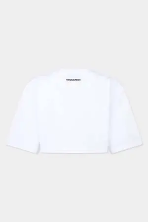 Dsquared2 Iconique Cropped Loose Fit T-shirt