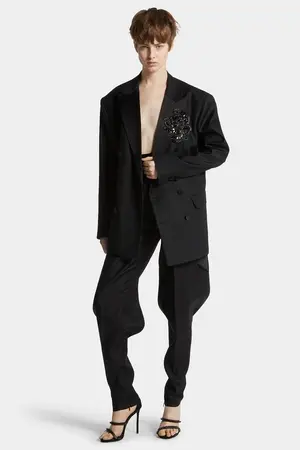 Dsquared2 Tailored Silk-wool Evening Pants