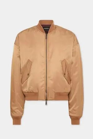 Dsquared2 Faux Fur Bomber Jacket - Black