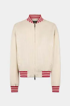 Dsquared2 Striped Bomber Jacket - Fantasy