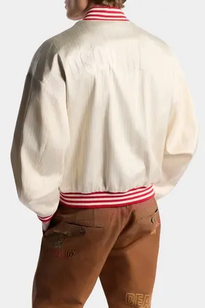 Dsquared2 Striped Bomber Jacket - Fantasy