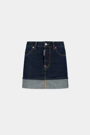 Dsquared2 Japanese Denim Skirt - Blue