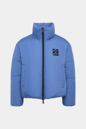 Dsquared2 DSQ2 Ball Nylon Puffer Jacket Silver