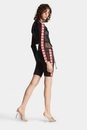 Dsquared2 Mesh Taping Bike Shorts