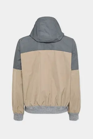 Dsquared2 Color-blocked Hooded Bomber Jacket