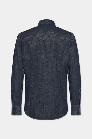 Dsquared2 Denim Lurex Western Shirt