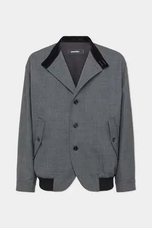 Dsquared2 Japanese Baracuta Blazer - Grey