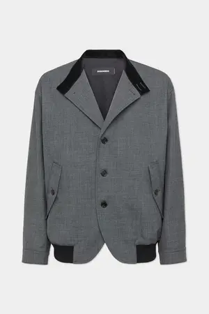 Dsquared2 Notched Lapel Outerwear For Men