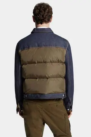 Dsquared2 Hybrid Puffer Jean Jacket