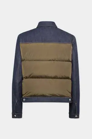 Dsquared2 Hybrid Puffer Denim Jacket