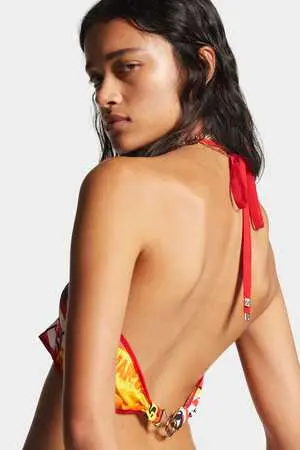 Dsquared2 Printed Bandeau Top