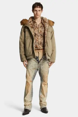 Dsquared2 Bleached Sparkly Checked Shirt