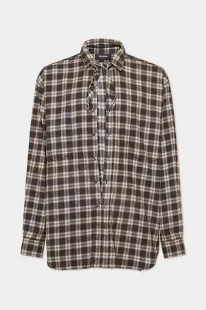 Dsquared2 Magliano X Butch Check Shirt - Blue