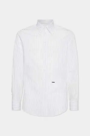 Dsquared2 Easy Slim Ibra Collar Shirt - Blue