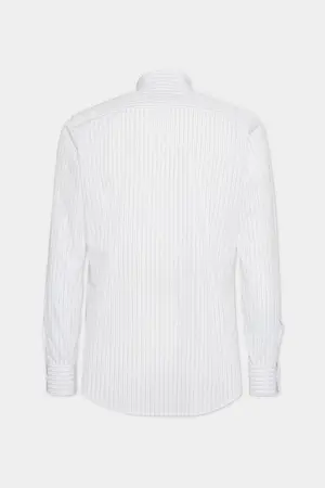 Dsquared2 Easy Slim Ibra Striped Shirt - Blue