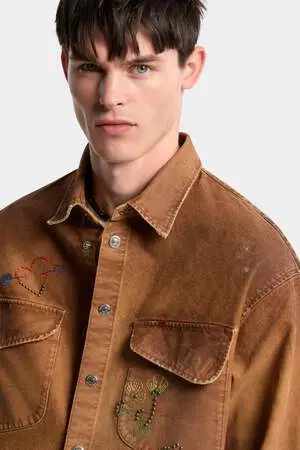 Dsquared2 Embroidered Logo Shirt
