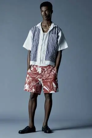 Dsquared2 Crinckled Bowling Shirt