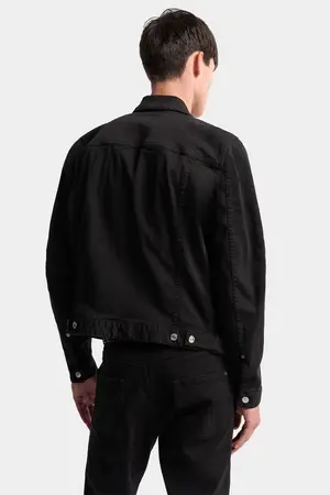 Dsquared2 Garment Dyed Dan Jean Jacket - Black