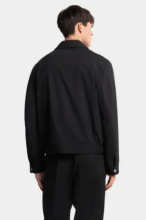 Dsquared2 Evening Bomber Jacket With Checkered Pattern