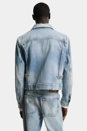 Dsquared2 Light Wash Denim Jacket