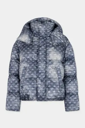 Dsquared2 Monogram Quilted Down Jacket - Black