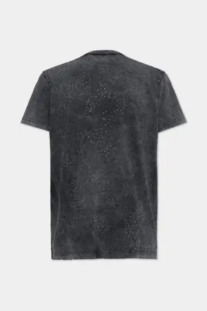 Dsquared2 Rock Cigarette Fit T-shirt With Eyelet Detailing