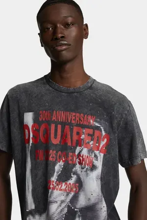 Dsquared2 Rock Cigarette Fit T-shirt With Eyelet Detailing