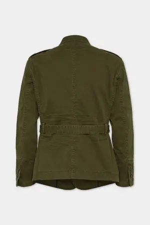 Dsquared2 Cotton Drill Hunter Field Jacket With Belt