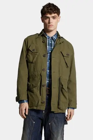 Dsquared2 Hunter Cotton Field Jacket