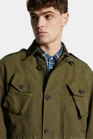Dsquared2 Hunter Cotton Field Jacket