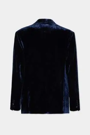 Dsquared2 Sparkling Velvet Tuxedo Blazer With Peak Lapel