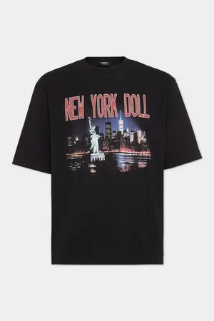 Dsquared2 Vaquera X Loose Fit Tee - Black